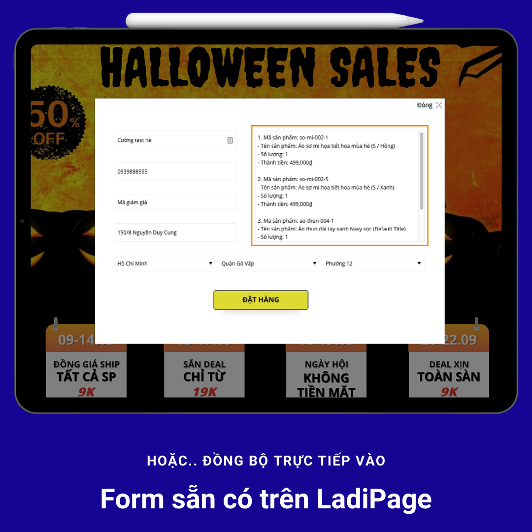 Cập nhật ứng dụng egaShop - Bổ sung tính năng giỏ hàng trên Ladipage và ...